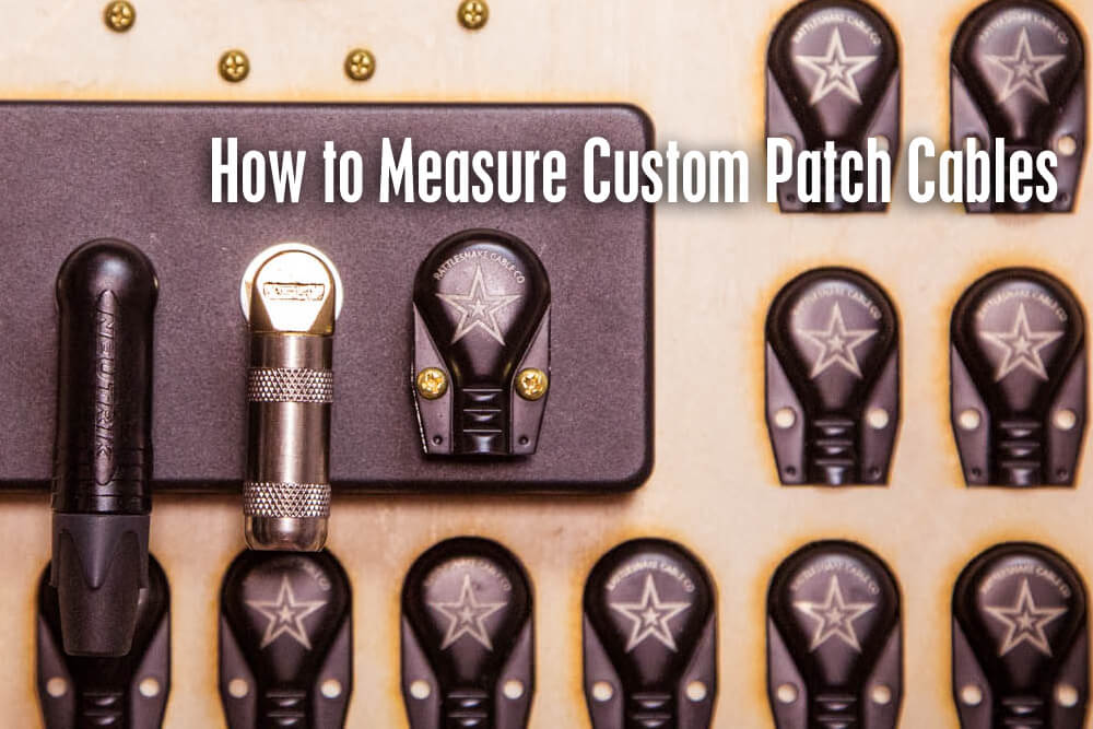 How to measure custom patch cables for your pedalboard!