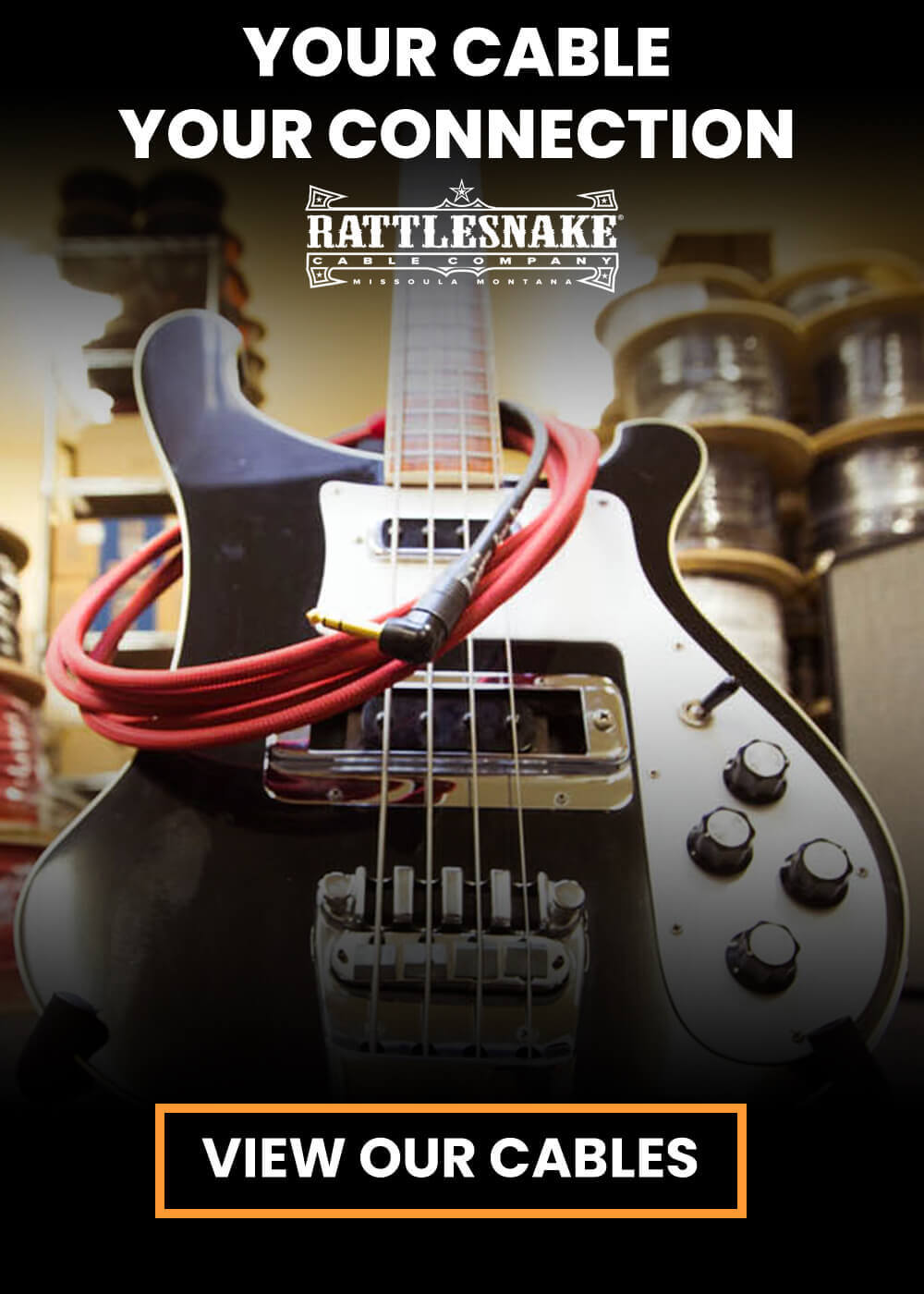 Best Custom and Handmade Guitar Cables | Rattlesnake Cable Company